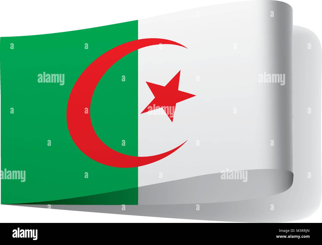 Algeria flag, vector illustration Stock Vector Image & Art - Alamy