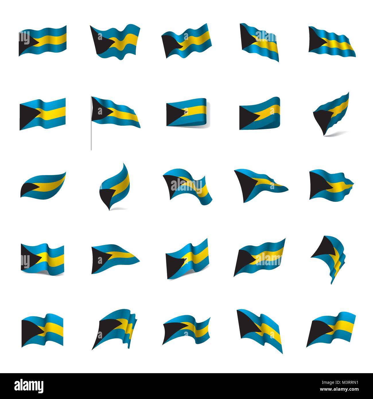 Bahamas flag, vector illustration Stock Vector Image & Art - Alamy
