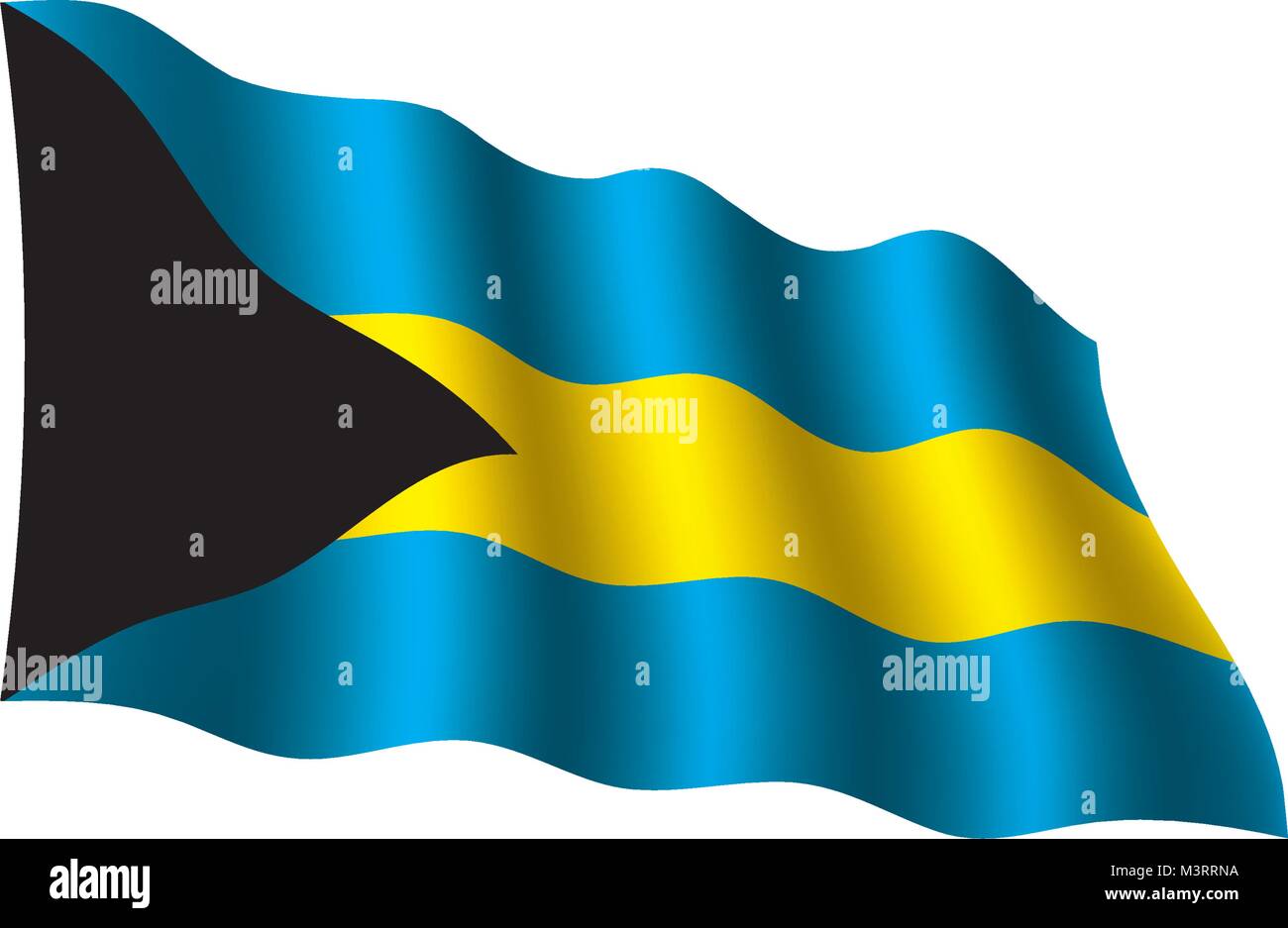 Bahamas flag, vector illustration Stock Vector Image & Art - Alamy