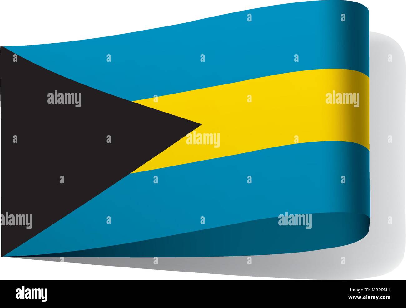 Bahamas flag, vector illustration Stock Vector Image & Art - Alamy