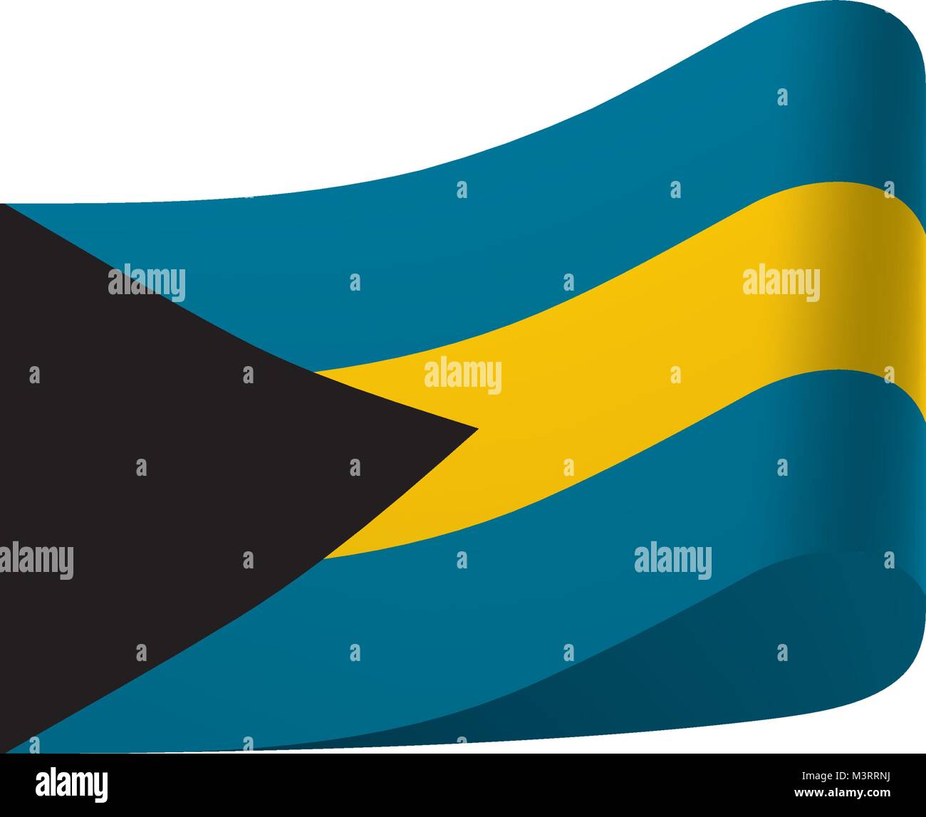 Bahamas flag, vector illustration Stock Vector Image & Art - Alamy