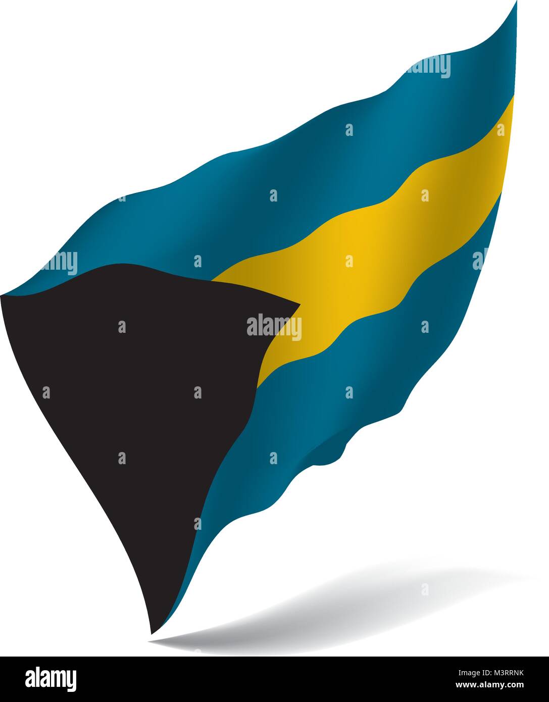 Bahamas flag, vector illustration Stock Vector Image & Art - Alamy