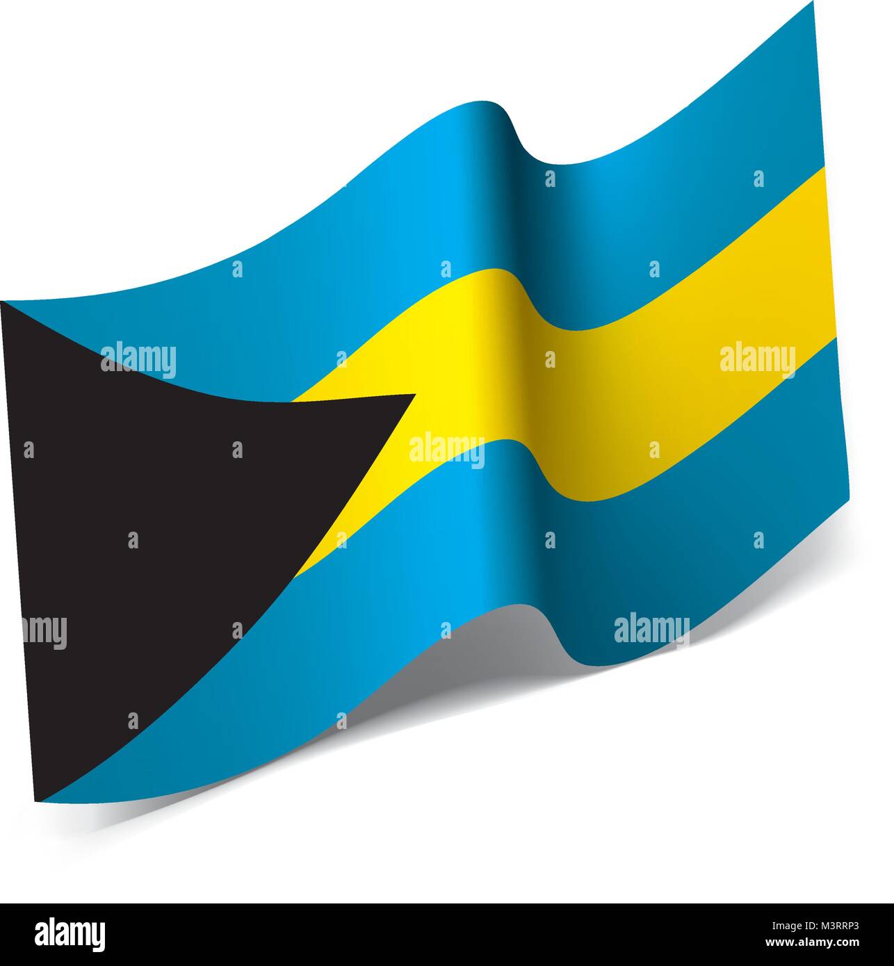 Bahamas flag, vector illustration Stock Vector Image & Art - Alamy