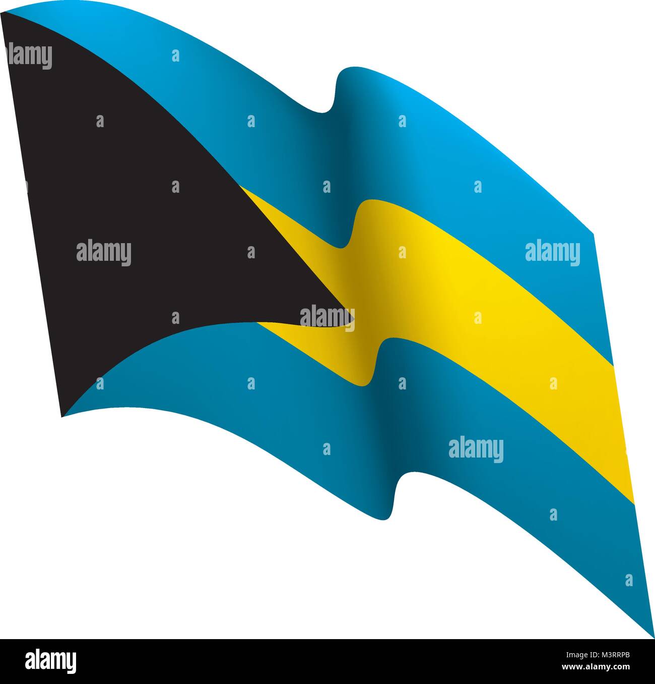 Bahamas flag, vector illustration Stock Vector Image & Art - Alamy
