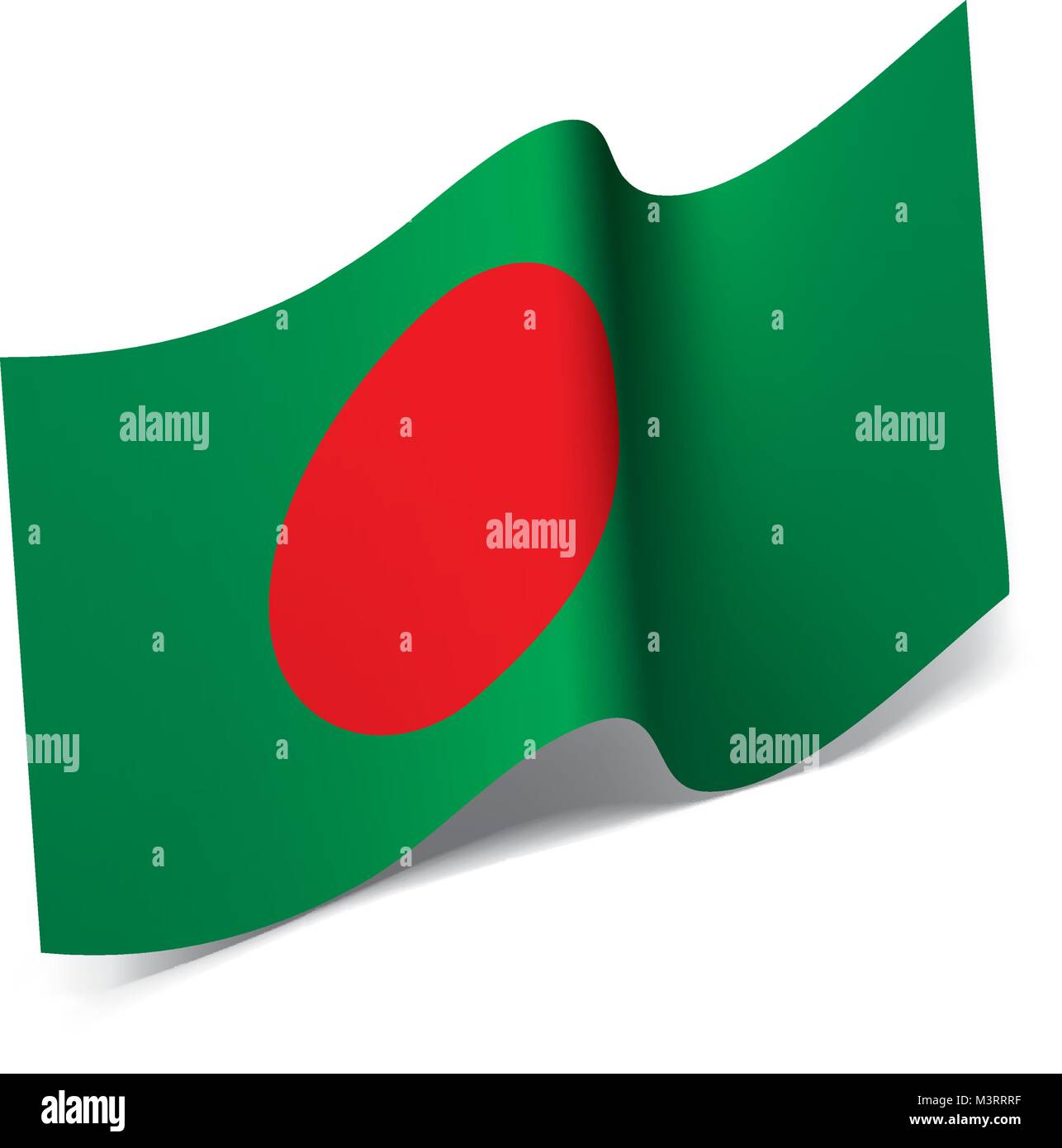 Bangladesh flag, vector illustration Stock Vector Image & Art - Alamy