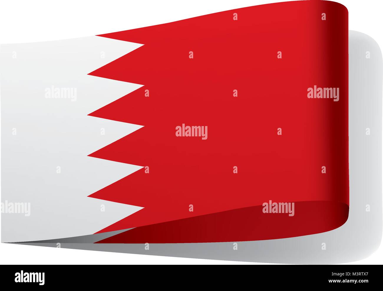 Bahrain flag, vector illustration Stock Vector Image & Art - Alamy