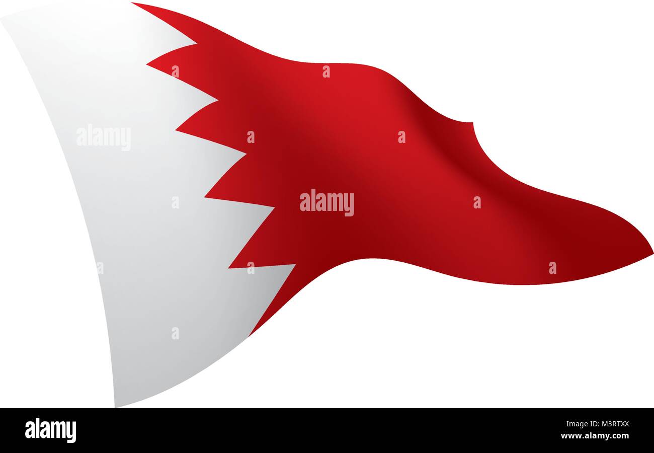 Bahrain flag, vector illustration Stock Vector Image & Art - Alamy