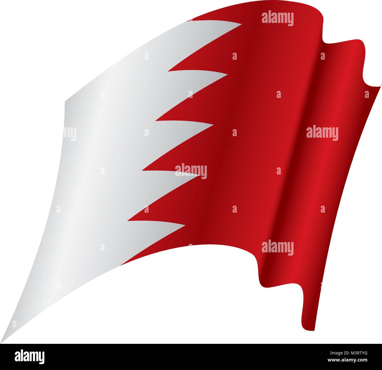 Bahrain flag, vector illustration Stock Vector Image & Art - Alamy