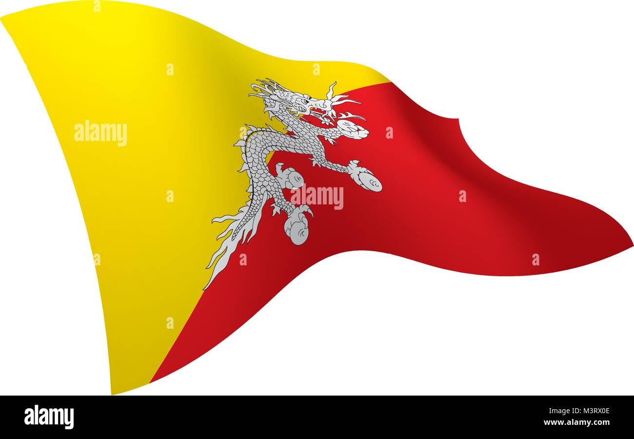 Bhutan flag, vector illustration Stock Vector Image & Art - Alamy