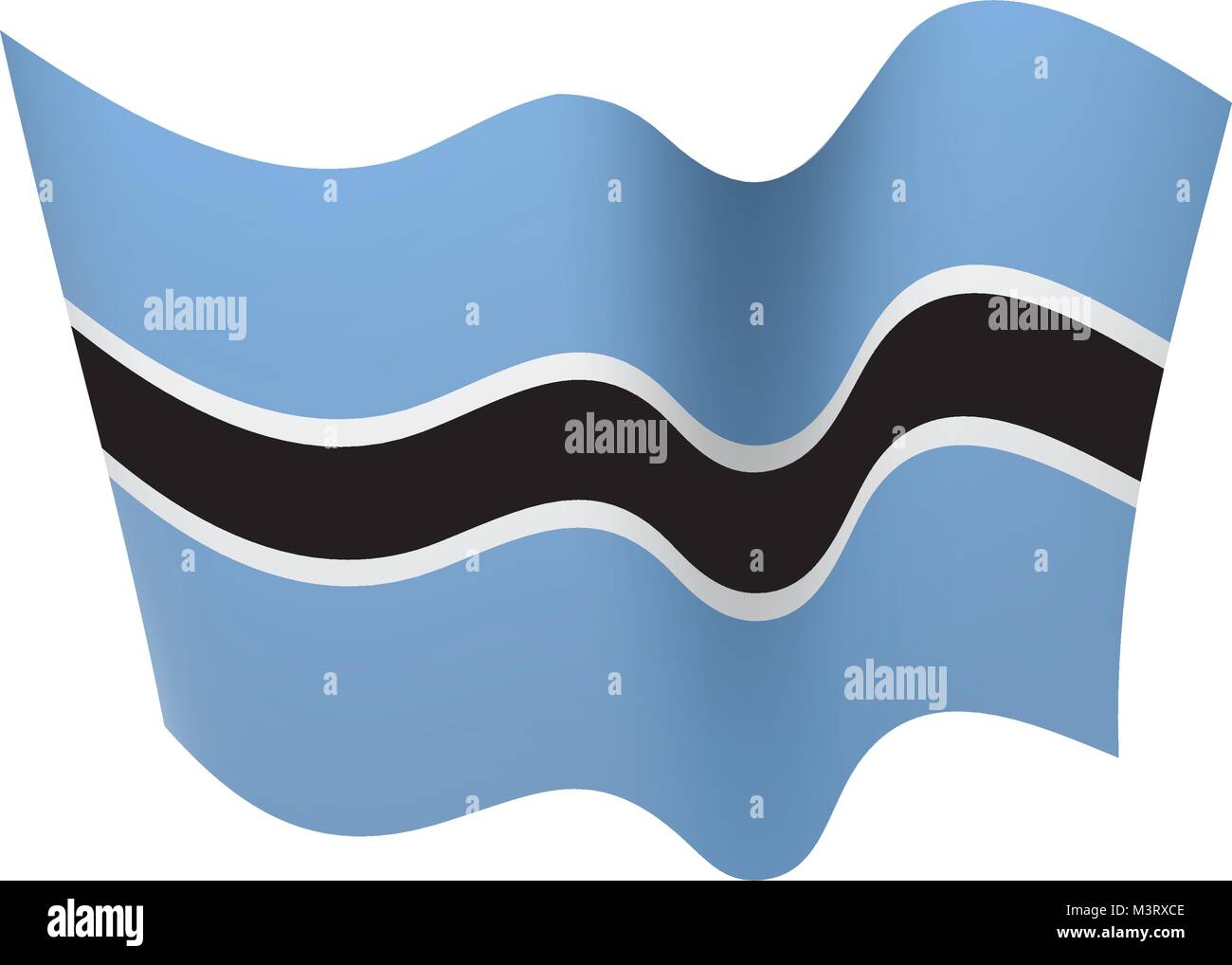 Botswana flag, vector illustration Stock Vector Image & Art - Alamy