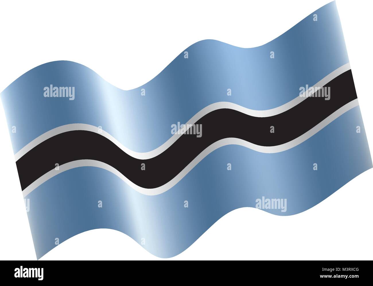 Botswana flag, vector illustration Stock Vector Image & Art - Alamy