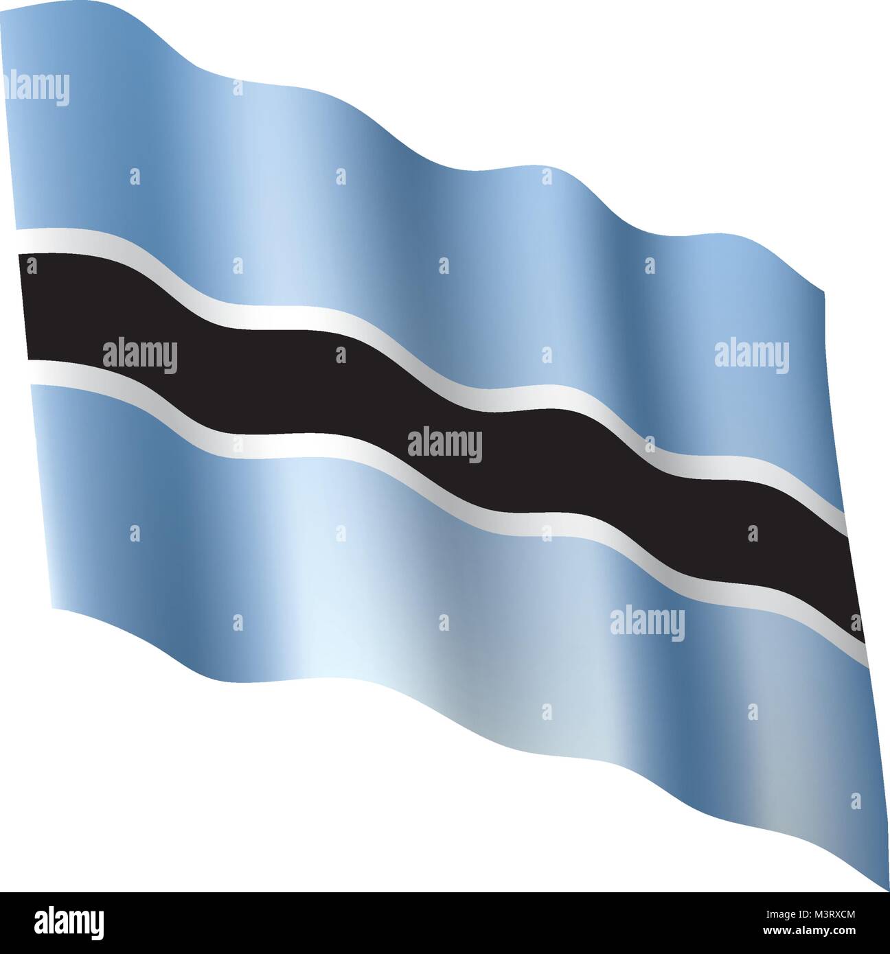 Botswana flag, vector illustration Stock Vector Image & Art - Alamy