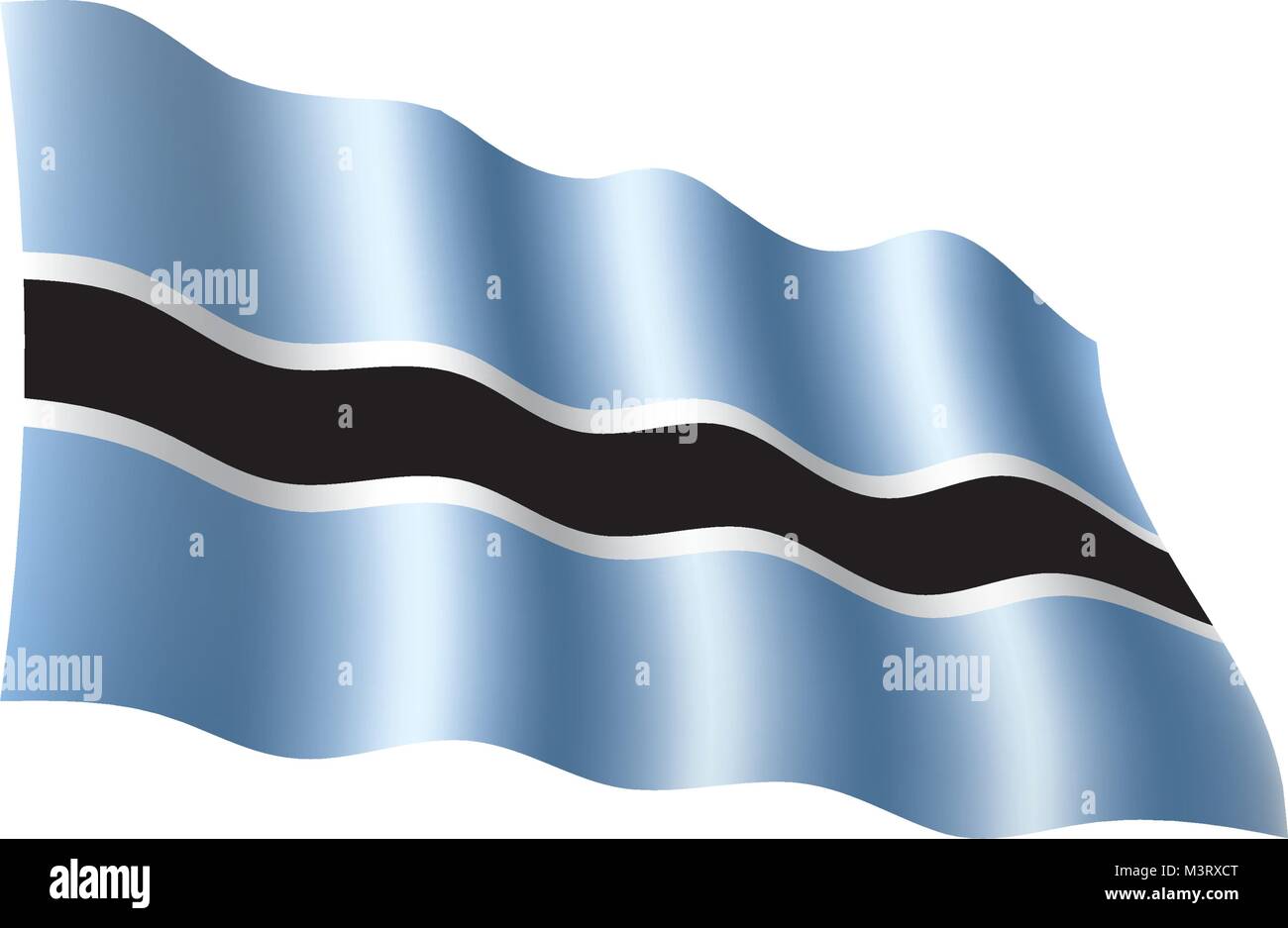 Botswana flag, vector illustration Stock Vector Image & Art - Alamy