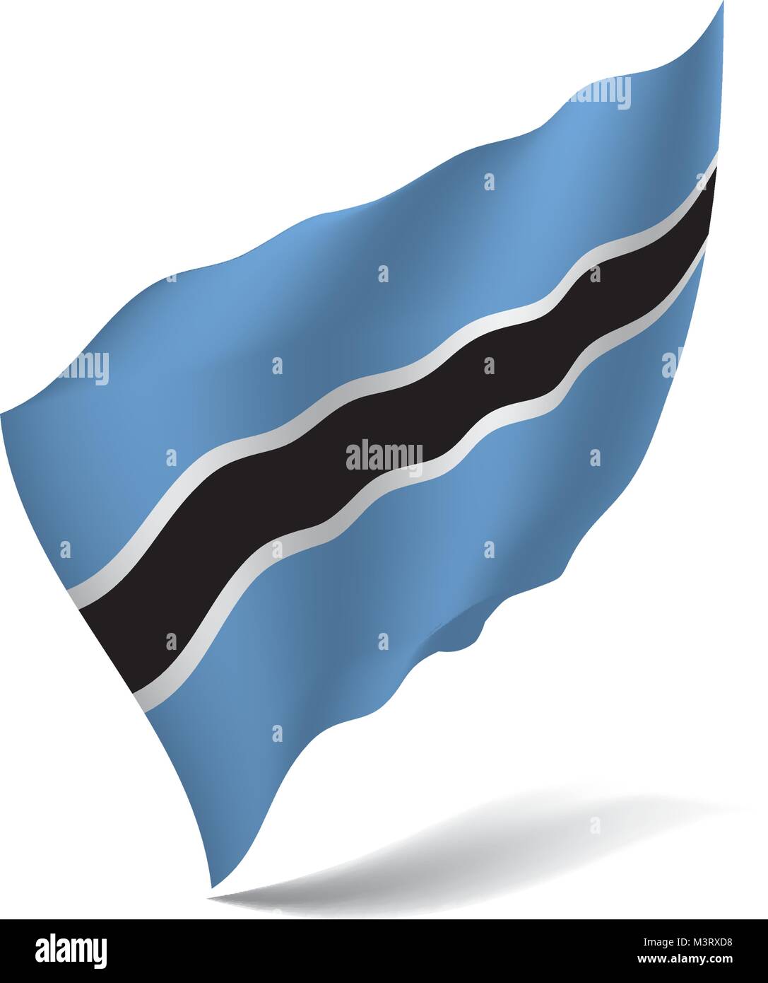 Botswana flag, vector illustration Stock Vector Image & Art - Alamy