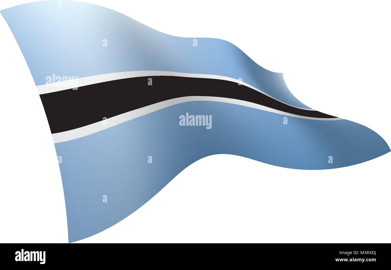 Botswana flag, vector illustration Stock Vector Image & Art - Alamy