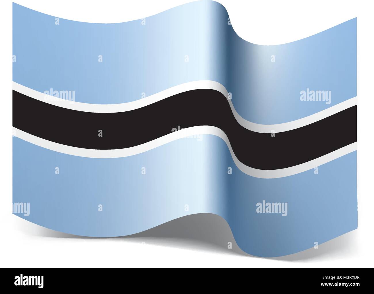 Botswana flag, vector illustration Stock Vector Image & Art - Alamy
