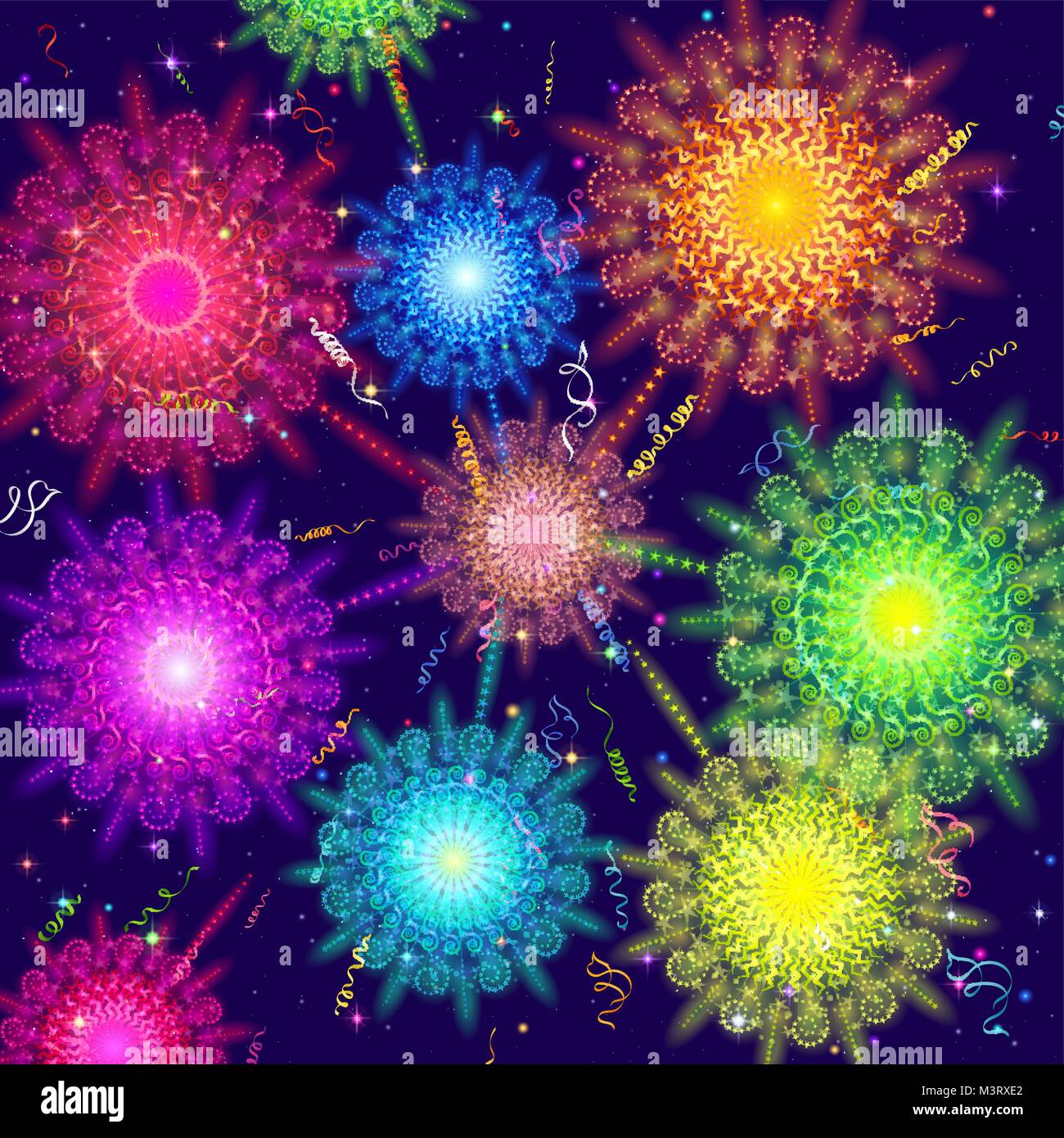 Firework wallpaper Stock Vector Images - Alamy