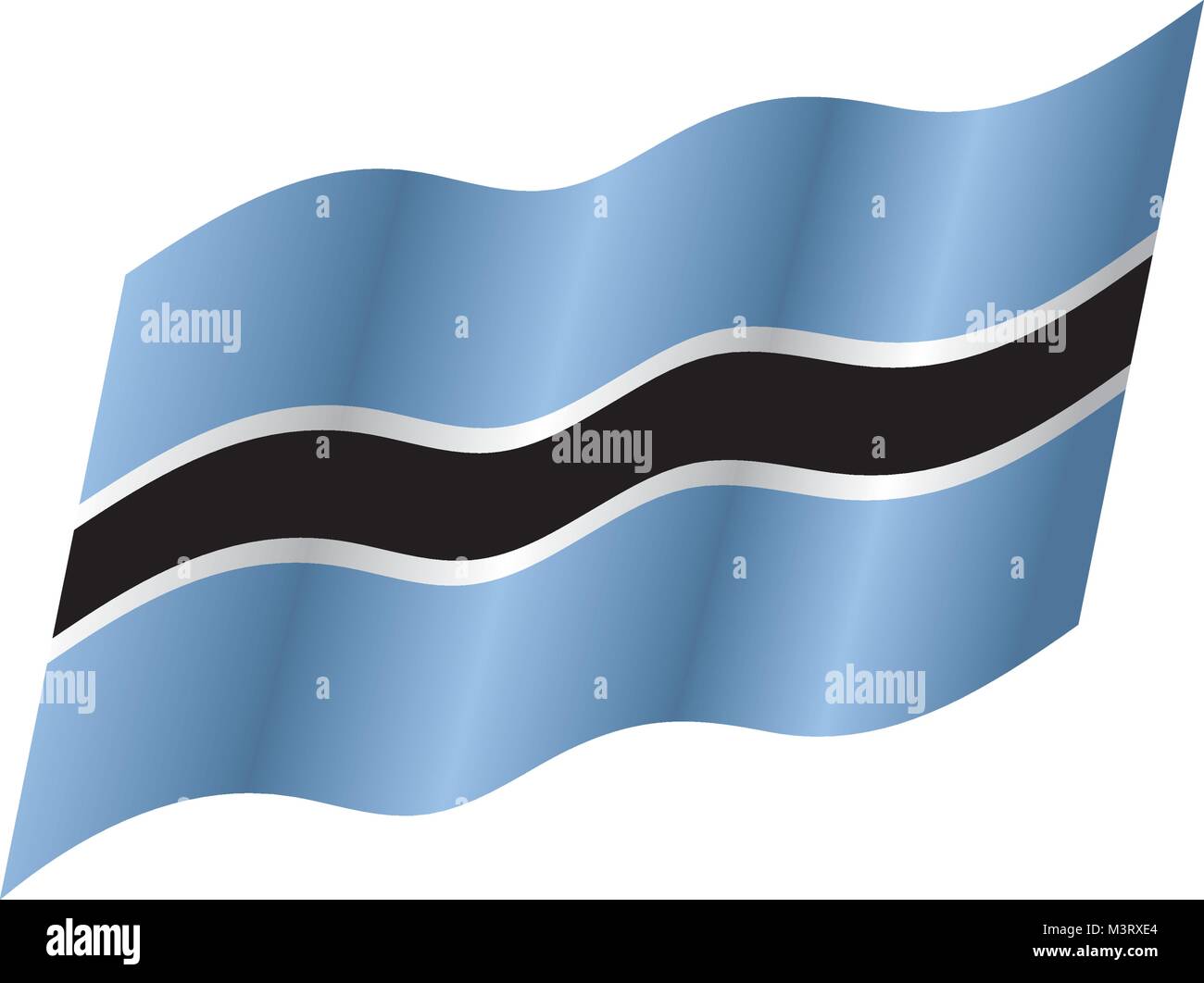 Botswana flag, vector illustration Stock Vector Image & Art - Alamy