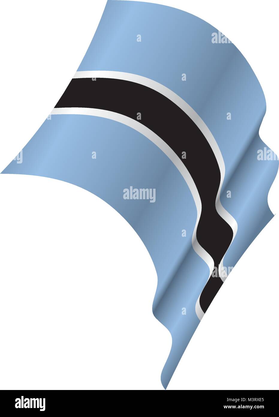 Botswana flag, vector illustration Stock Vector Image & Art - Alamy