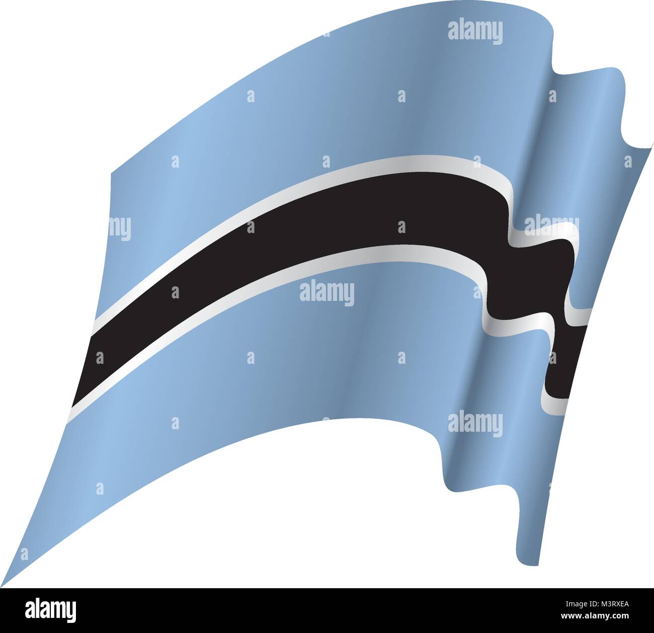 Botswana flag, vector illustration Stock Vector Image & Art - Alamy