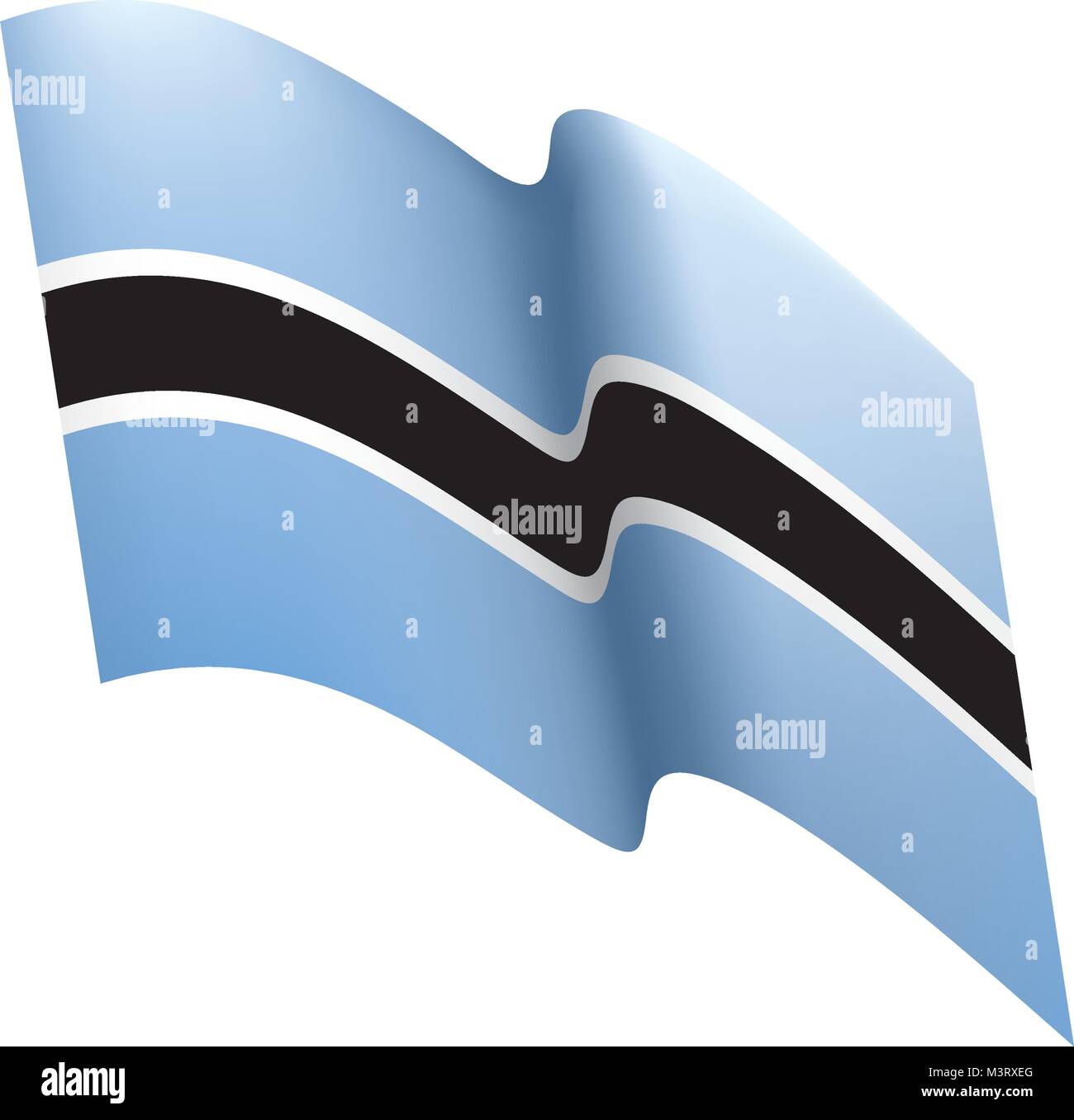 Botswana flag, vector illustration Stock Vector Image & Art - Alamy