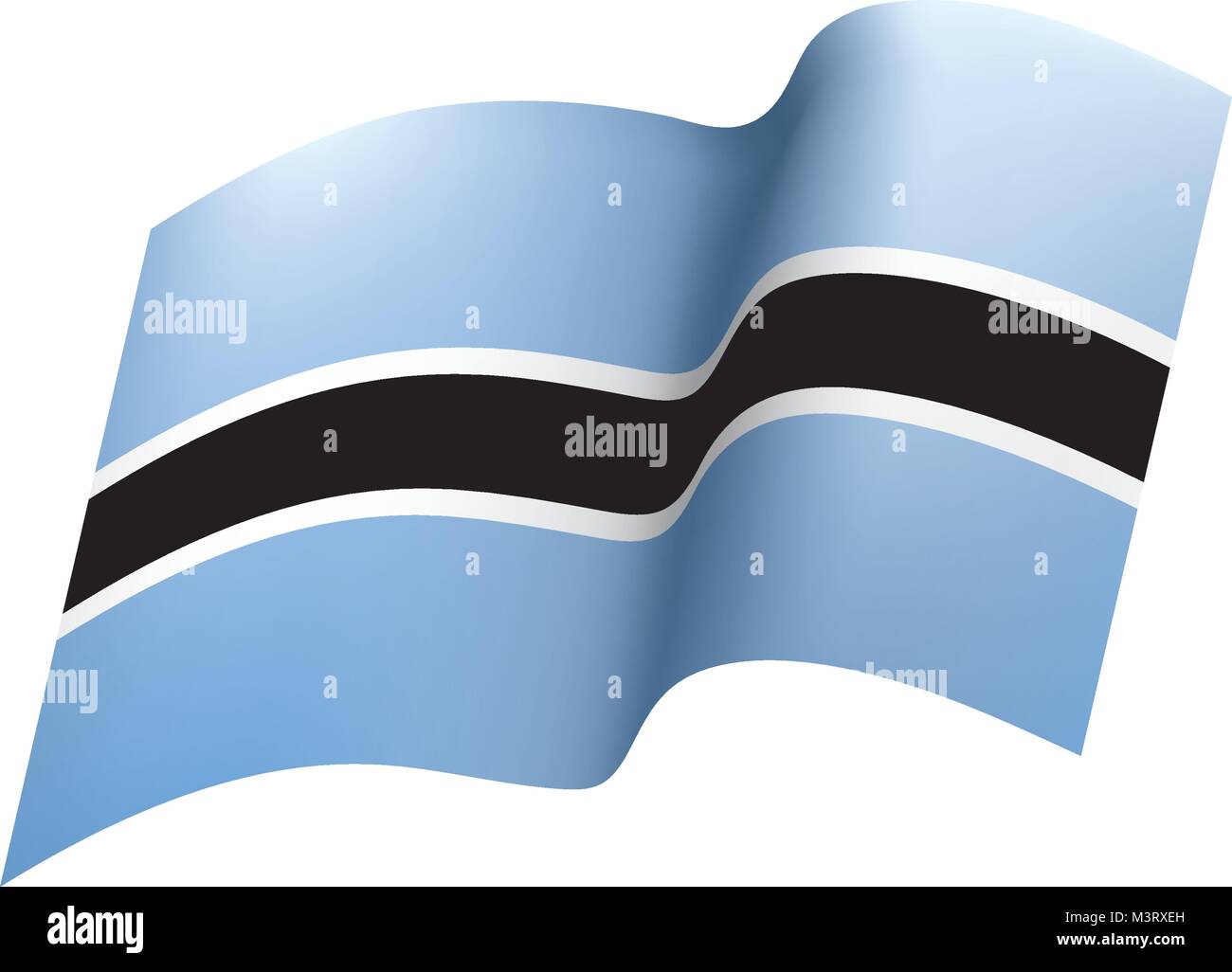 Botswana flag, vector illustration Stock Vector Image & Art - Alamy