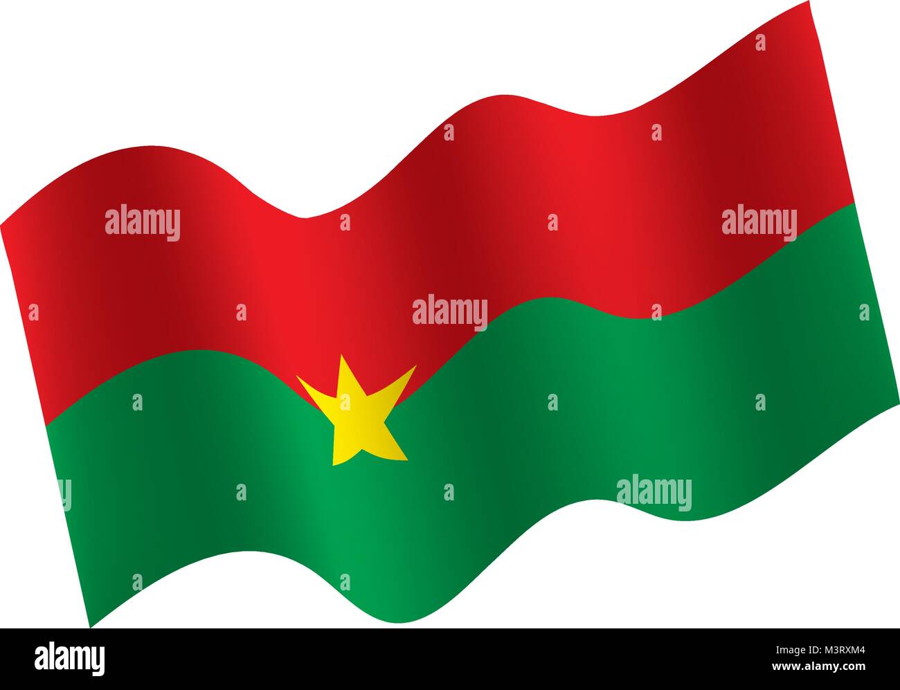 Burkina Faso Flag Vector Illustration Stock Vector Image And Art Alamy