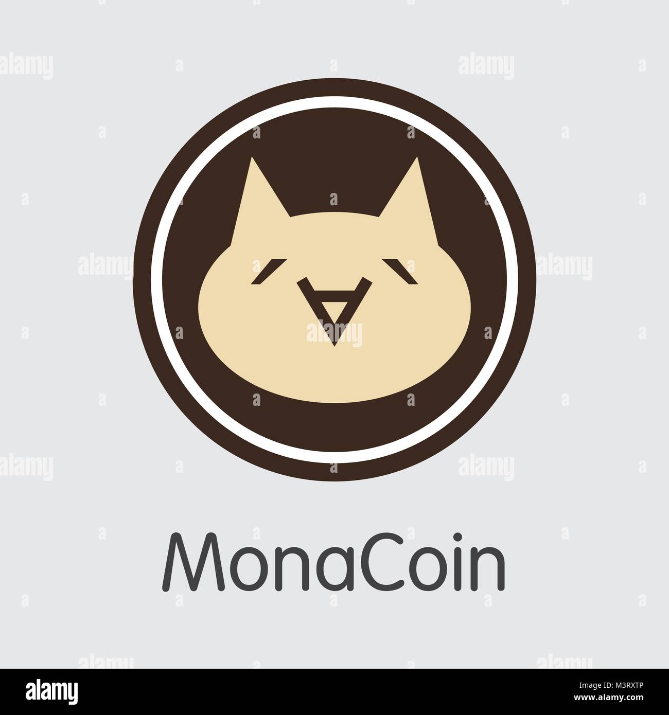 Monacoin - Cryptocurrency Colored Logo Stock Vector Image & Art - Alamy