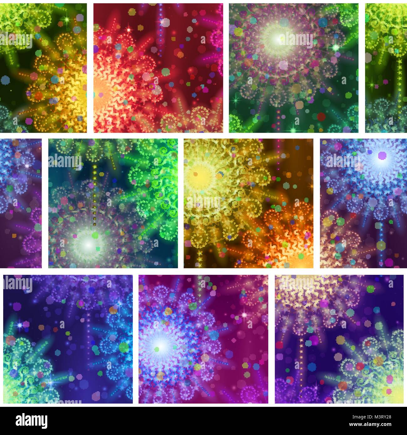 Fireworks galaxy Stock Vector Images - Alamy