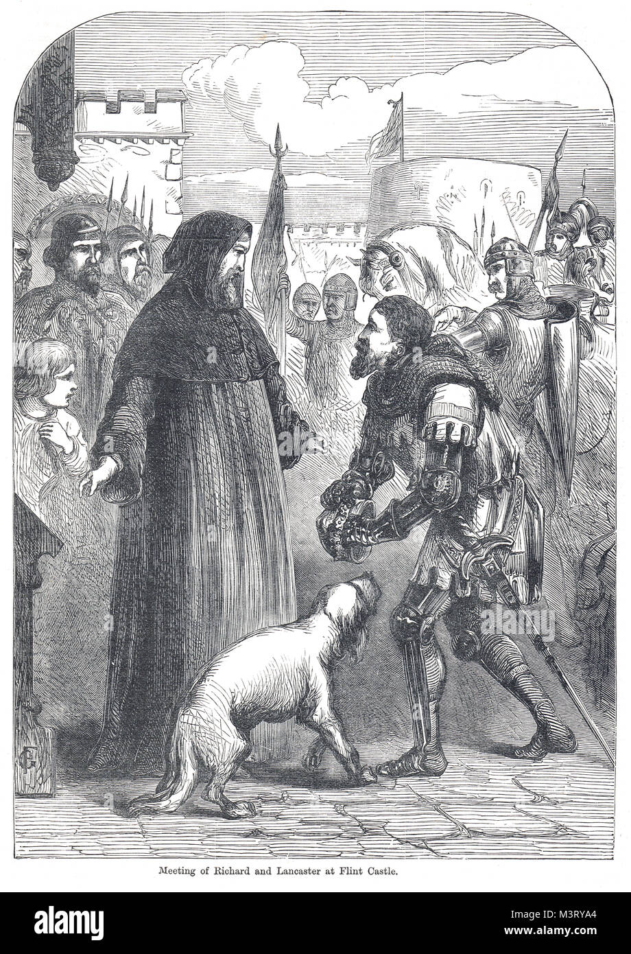 Meeting of King Richard II with the Duke of Lancaster, Henry of ...