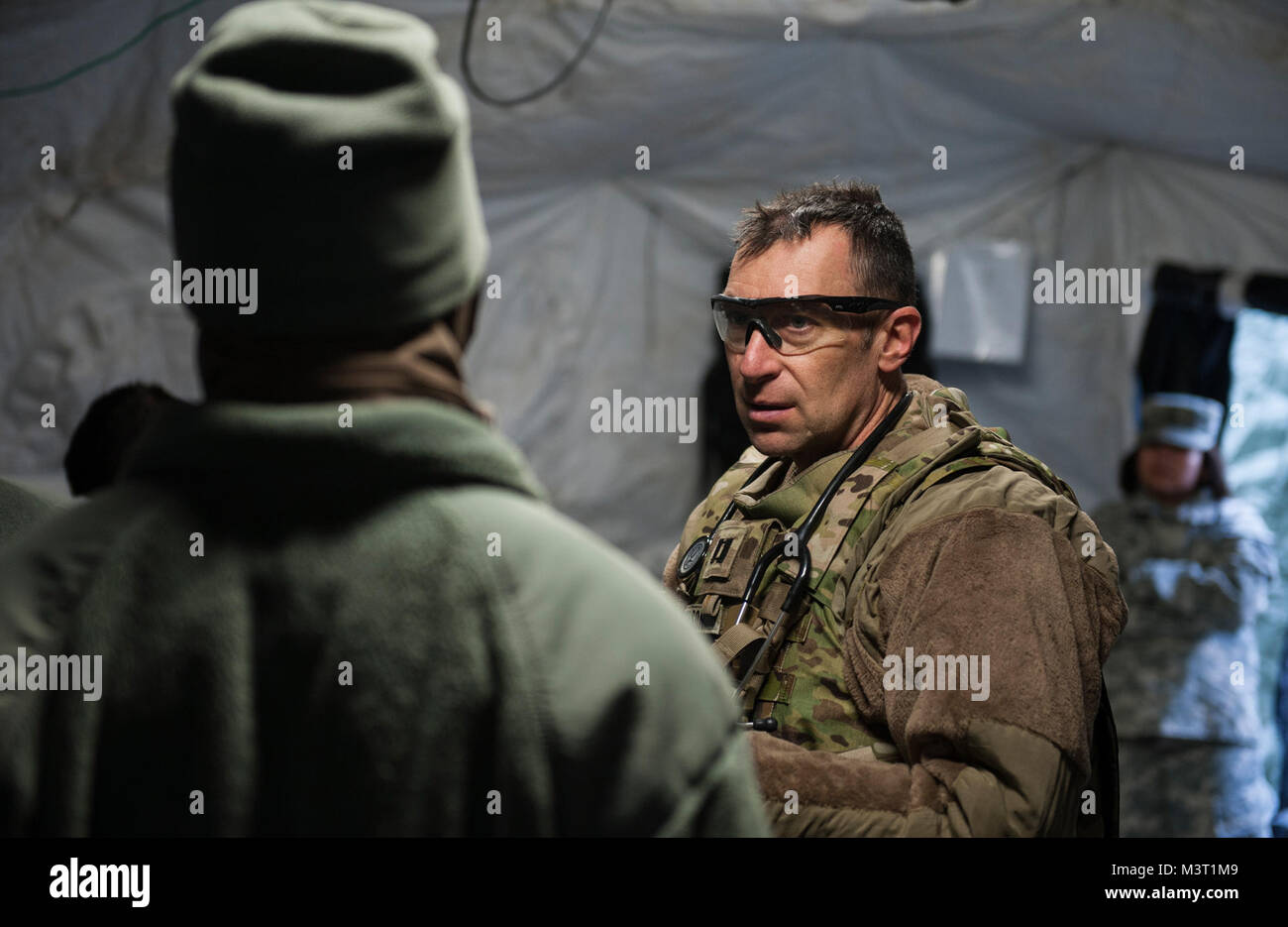 U.S. Army CPT Karl Kelson, a physician with the 557th Medical Company ...