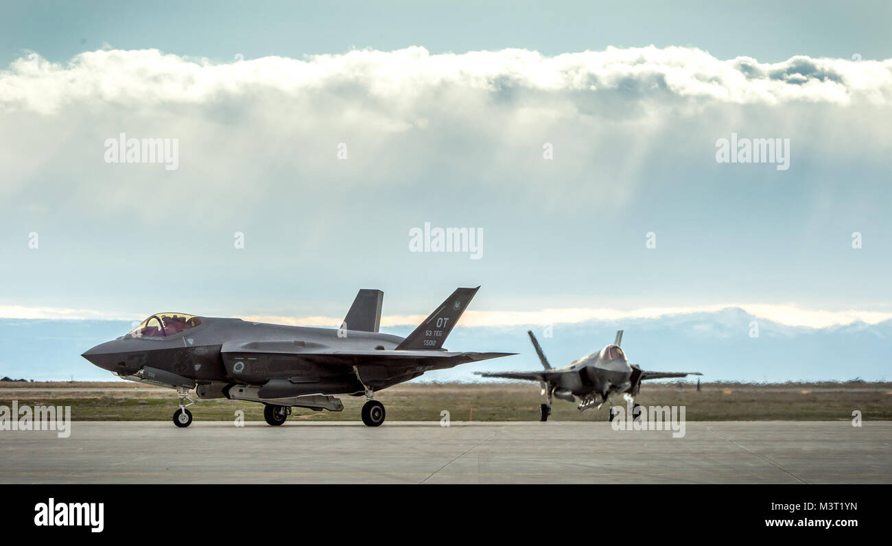F-35As of the 31st Test and Evaluation Squadron, a tenant unit at ...