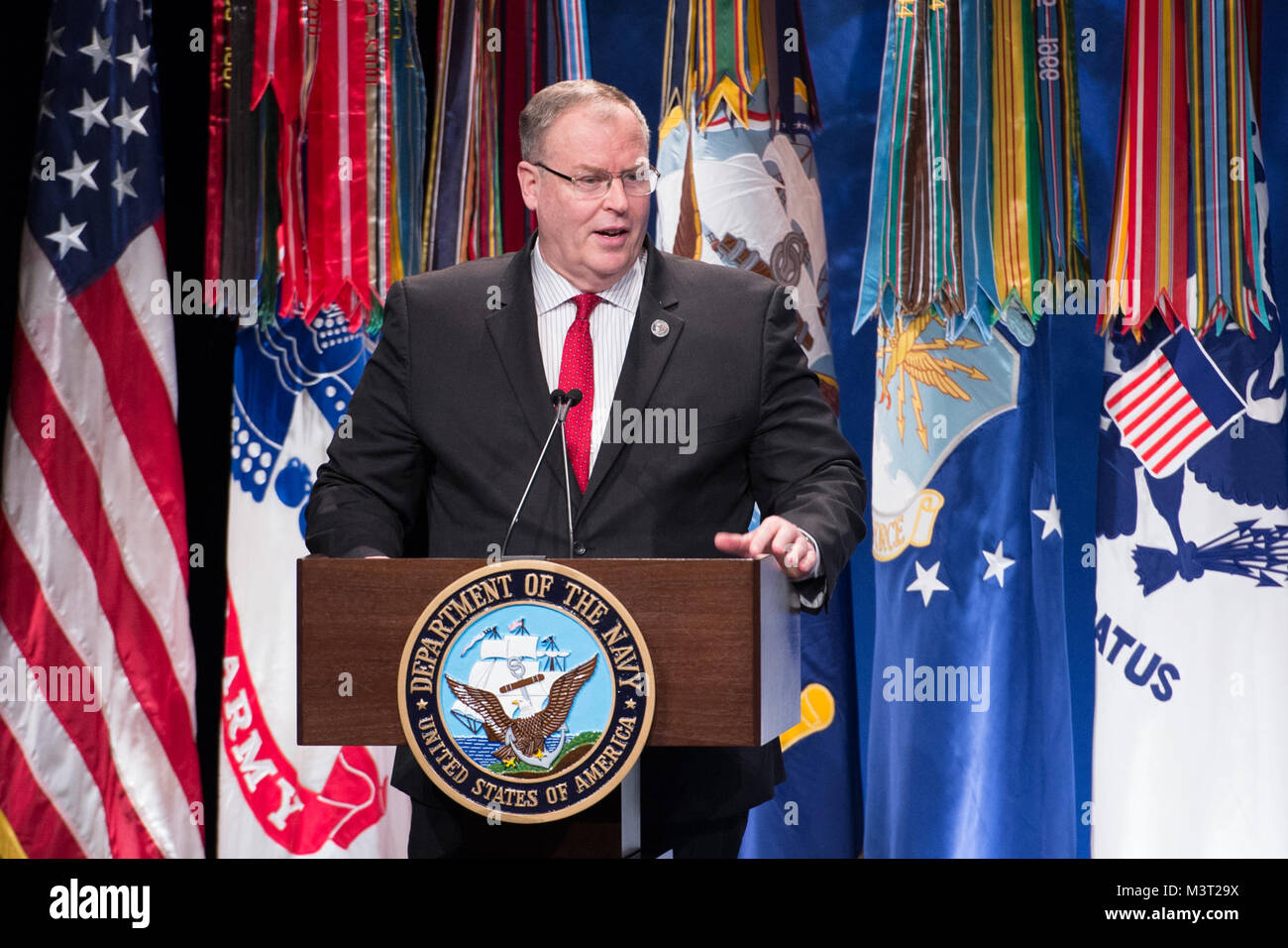 In the hall of heroes at the pentagon in arlington hi-res stock ...
