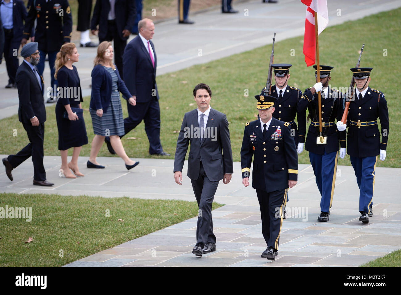 With full Ceremonial Honors presented, The Right Honorable Justin ...