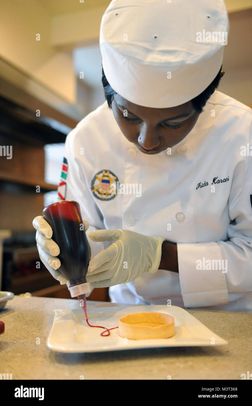 U.S. Navy Culinary Specialist, CS2 Frida Karani, 2016 Armed Forces Chef ...