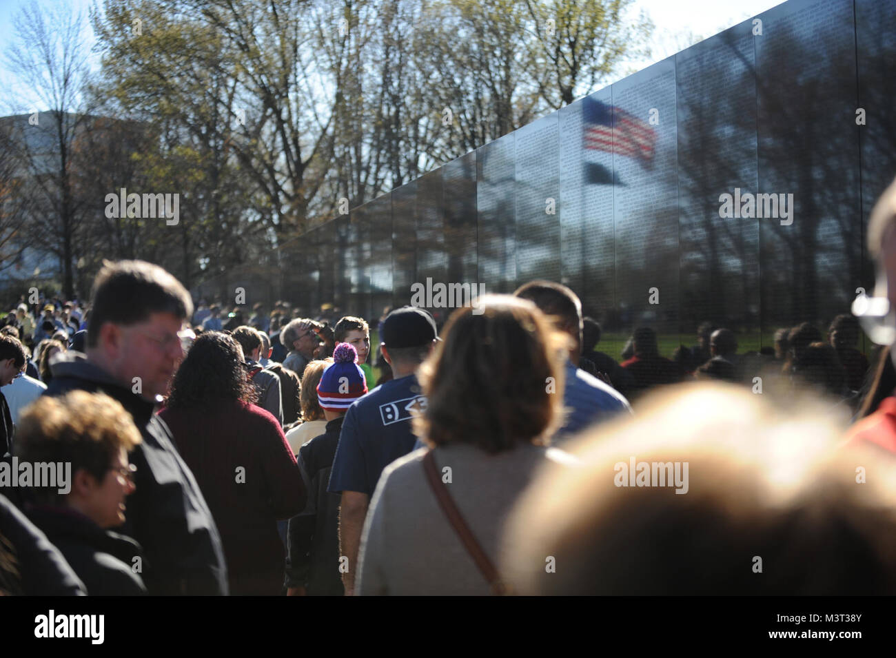 On National Vietnam Veterans Day, family members, tourist and visitors ...