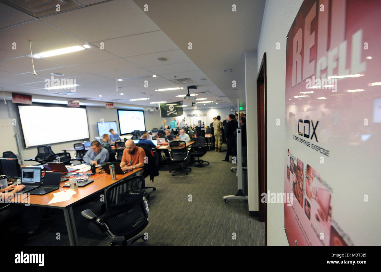 Cyber Defense Exercise Red Cell operations at the Parsons Building ...