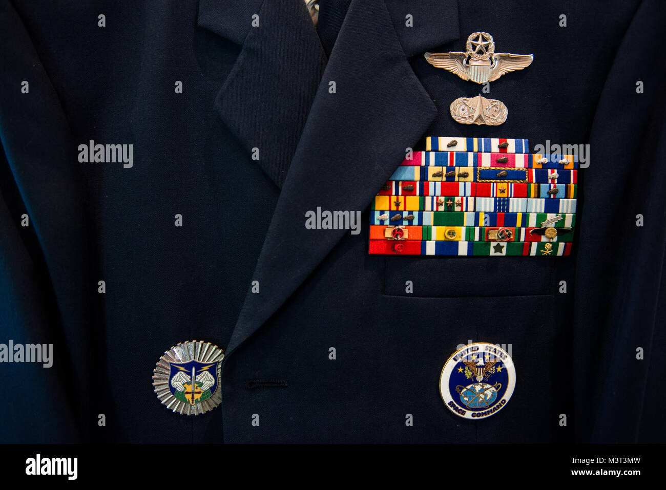 The dress uniform worn by Retired Air Force Gen. Charles Horner, who ...