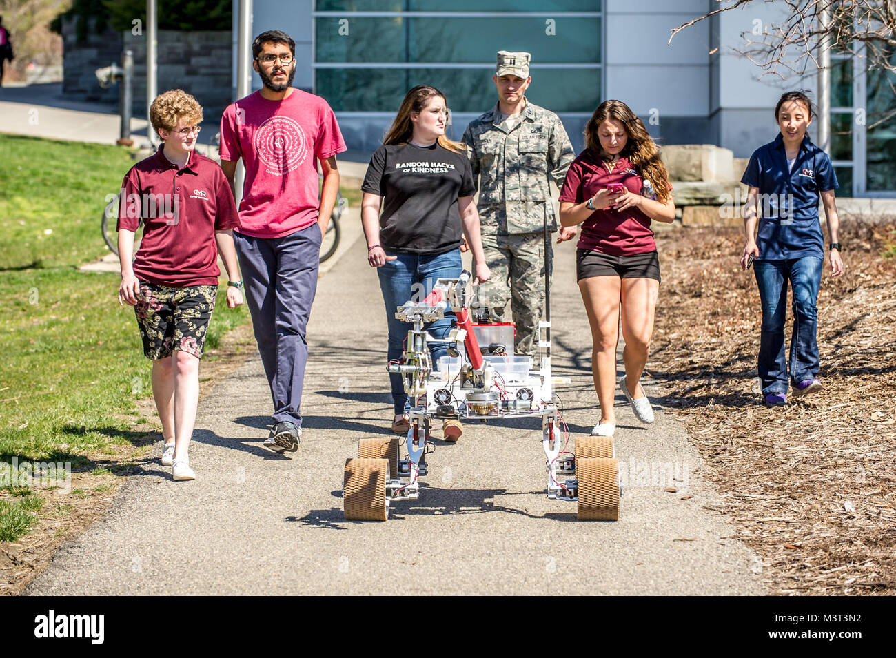 Members of the Cornell University Mars Rover Team, Emma Carpenter ...