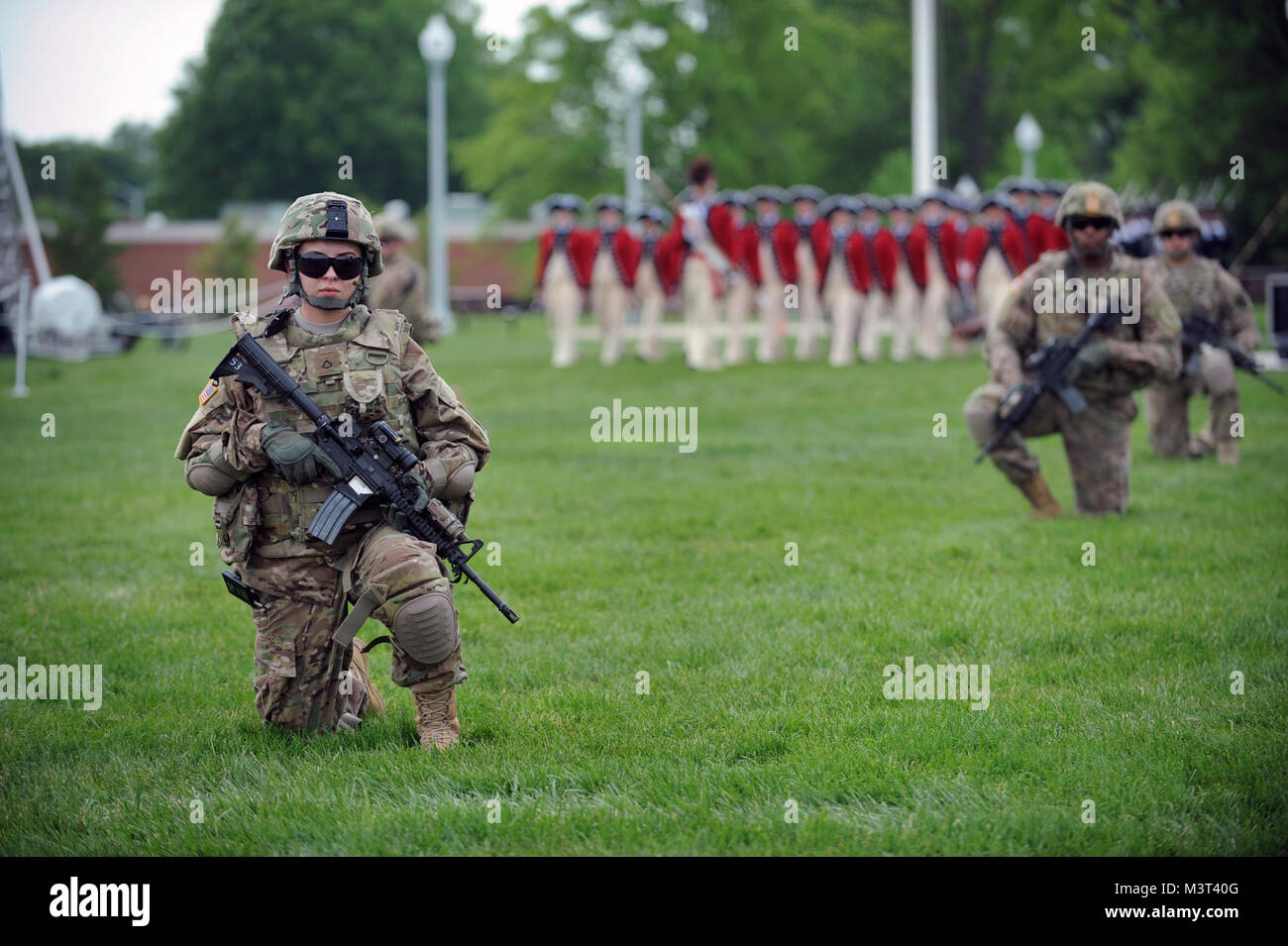 U s army continental color guard team hi-res stock photography and ...
