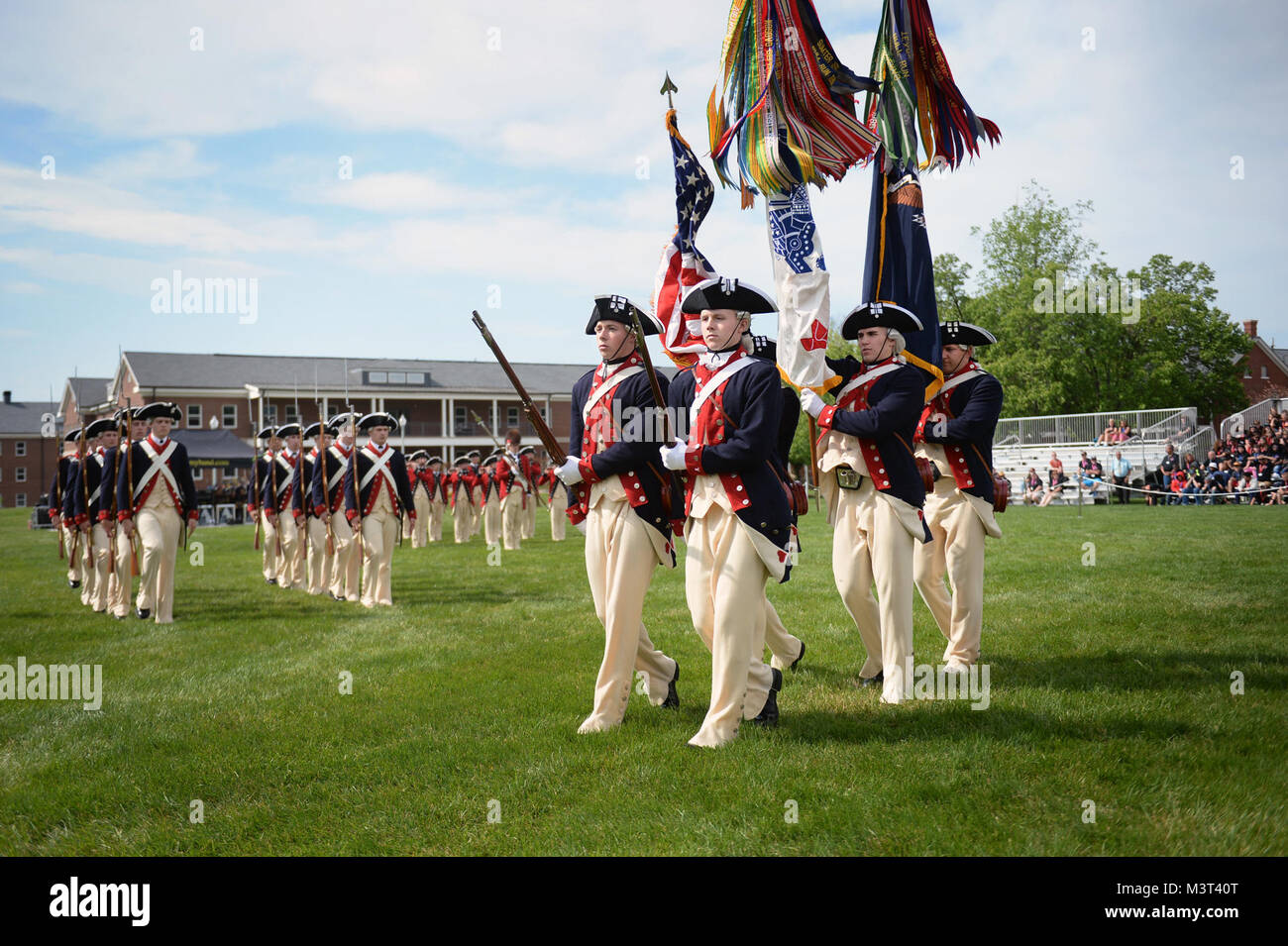 Continental Color Guard soldiers from the 3rd U.S. Infantry Regiment ...