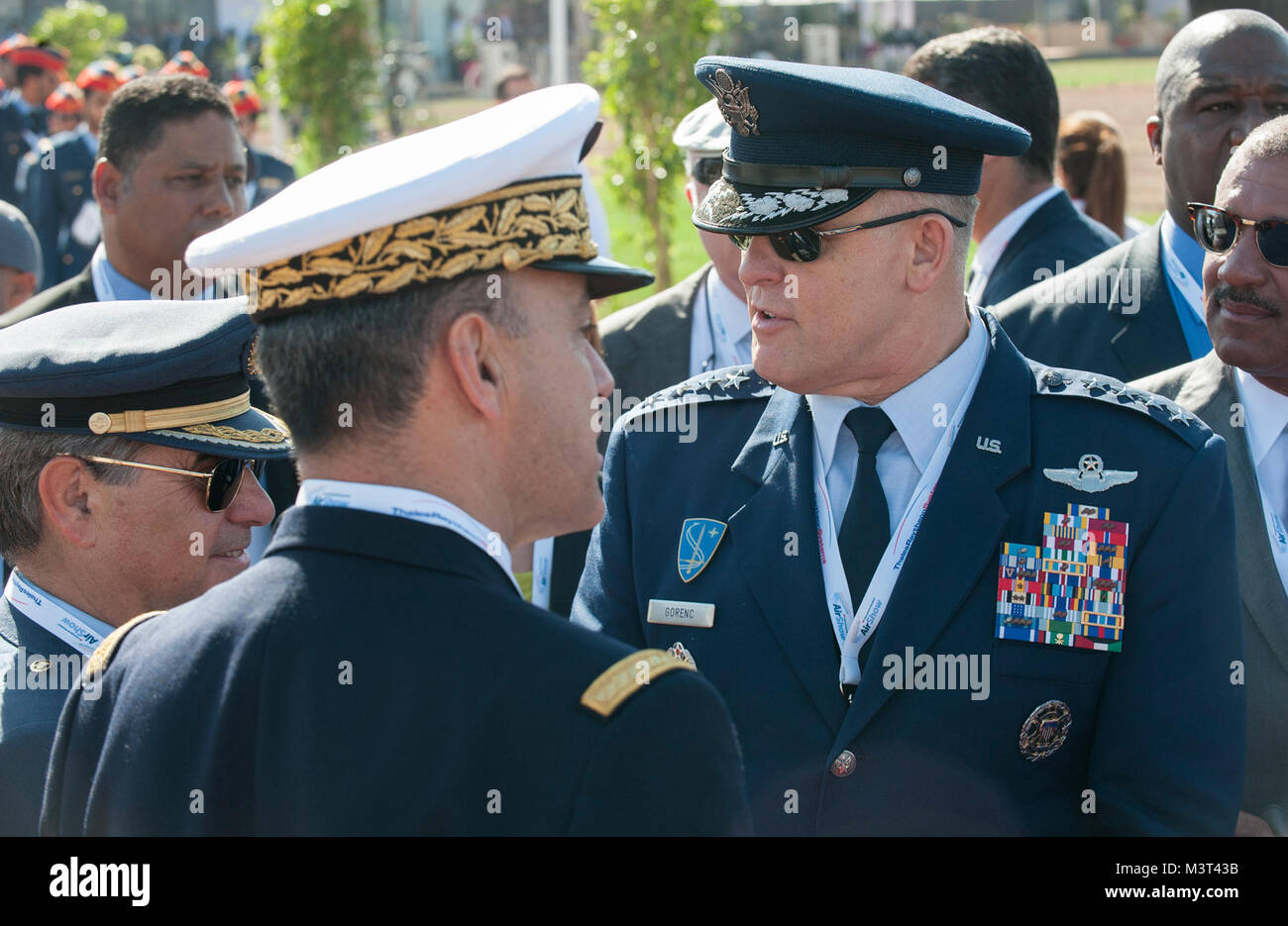 U.S. Air Force General Frank Gorenc (right), Commander of U.S. Air ...