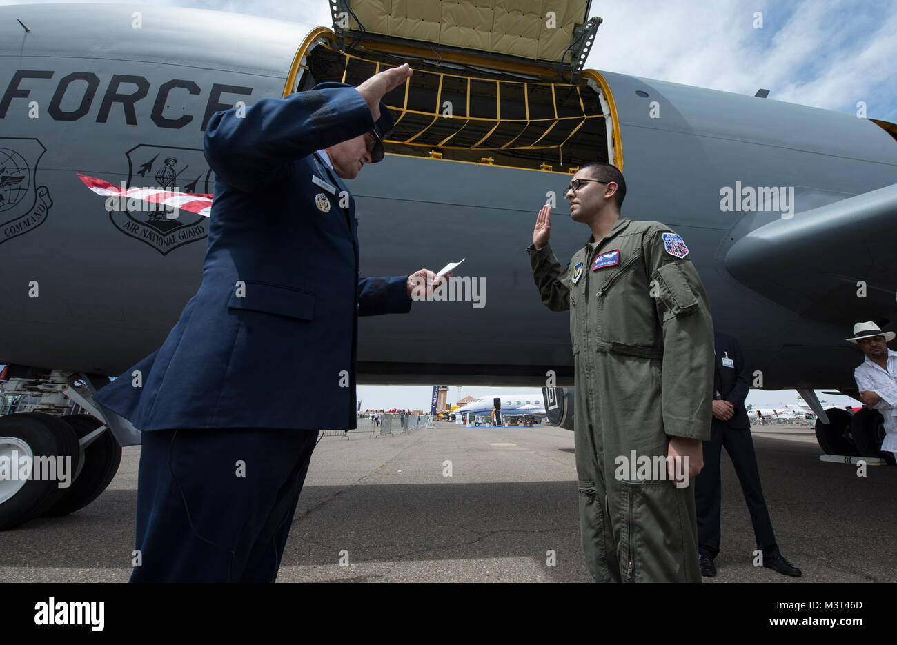 U.S. Air Force General Frank Gorenc (left), Commander of U.S. Air ...