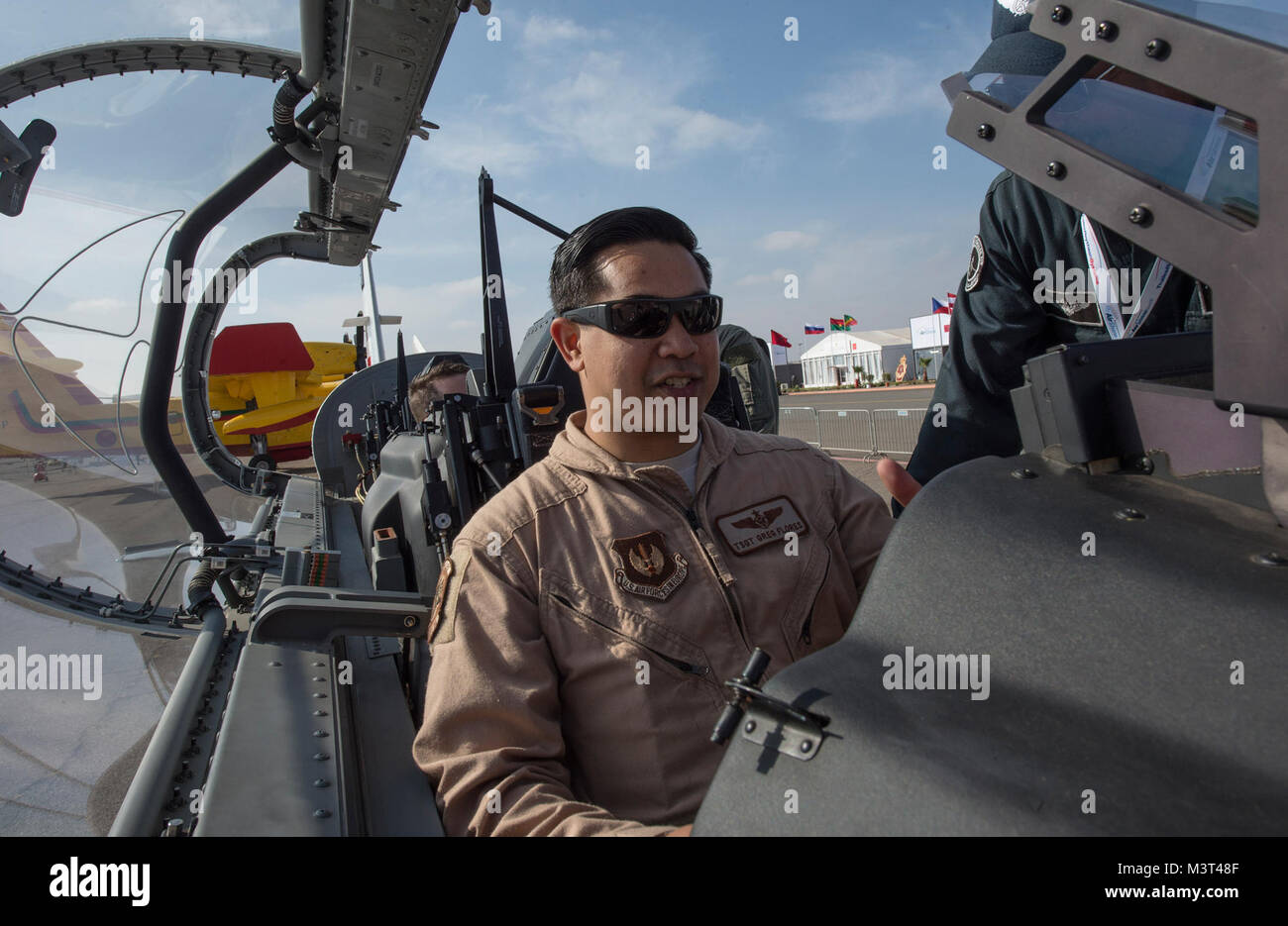 U.S. Air Force Technical Sergeant Gregory Flores, a loadmaster with the ...
