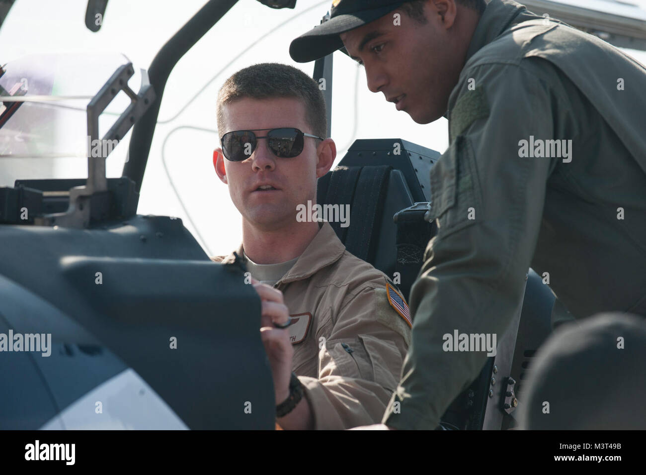 U.S. Air Force 1st Lieutenant Christopher Reith, a pilot with the 37th ...