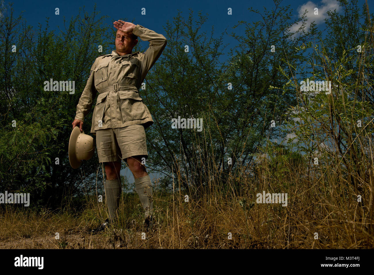 Maj. Dimitri Martini models the Khaki Shade 505 summer bush uniform ...