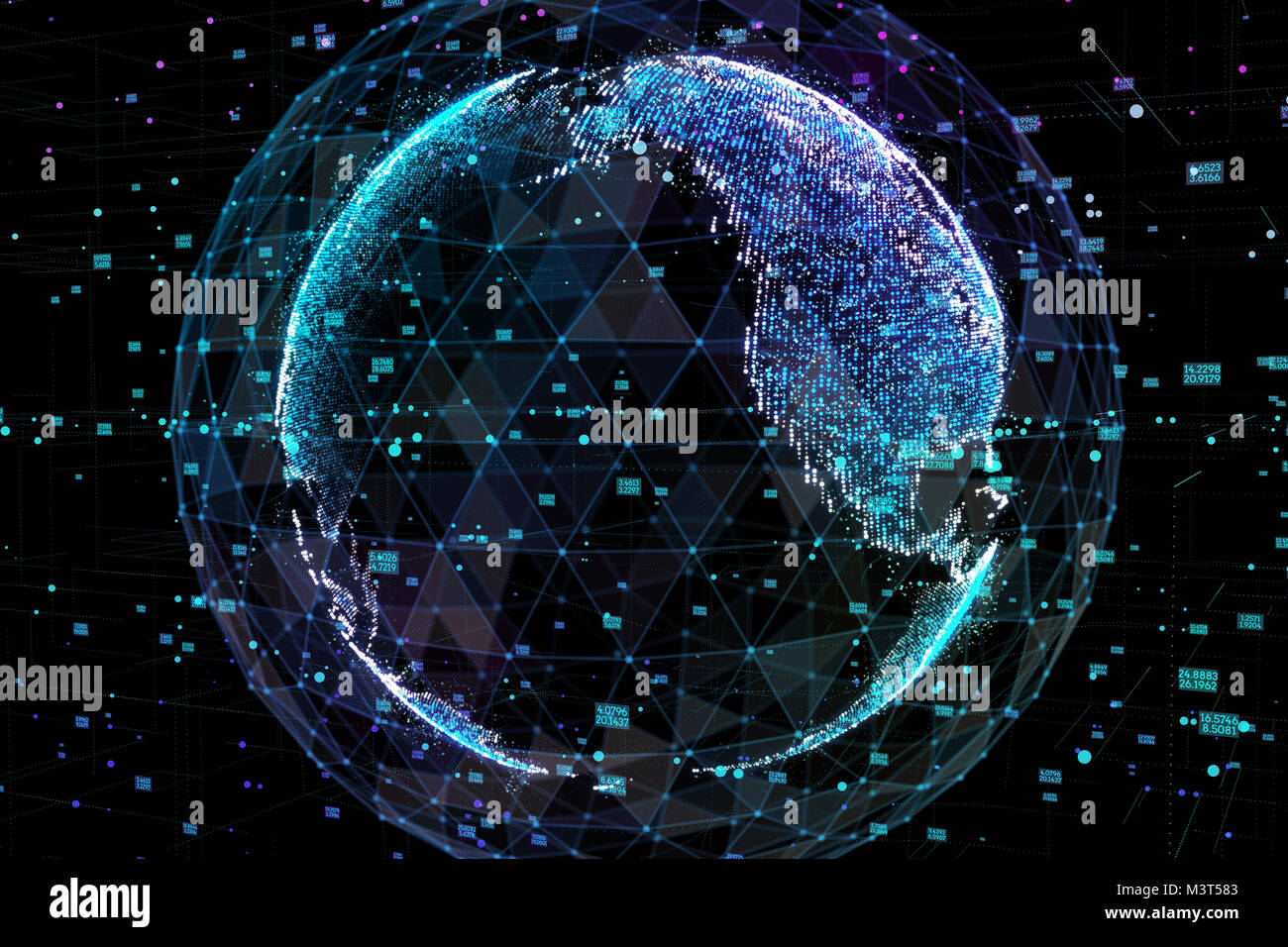 Earth, representing global network connection, international meaning ...