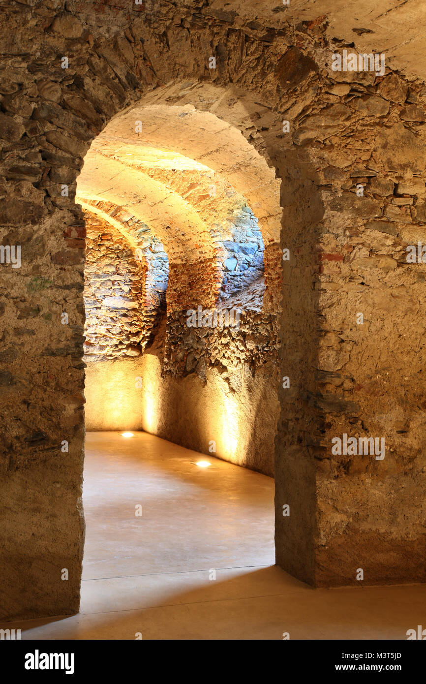 old cave in historic building Stock Photo - Alamy