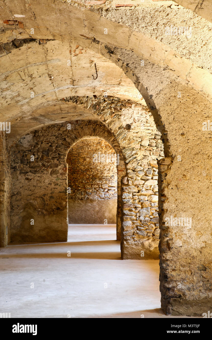 old cave in historic building Stock Photo - Alamy