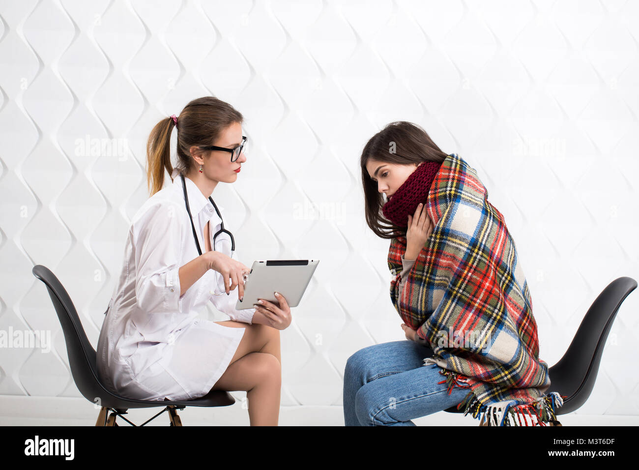 Doctor Asks Patient about Illness Stock Photo - Alamy
